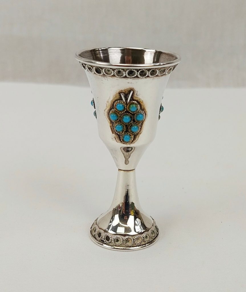 Portuguese Silver And Turquoise Small Goblet Ex-Admiral Charles ...