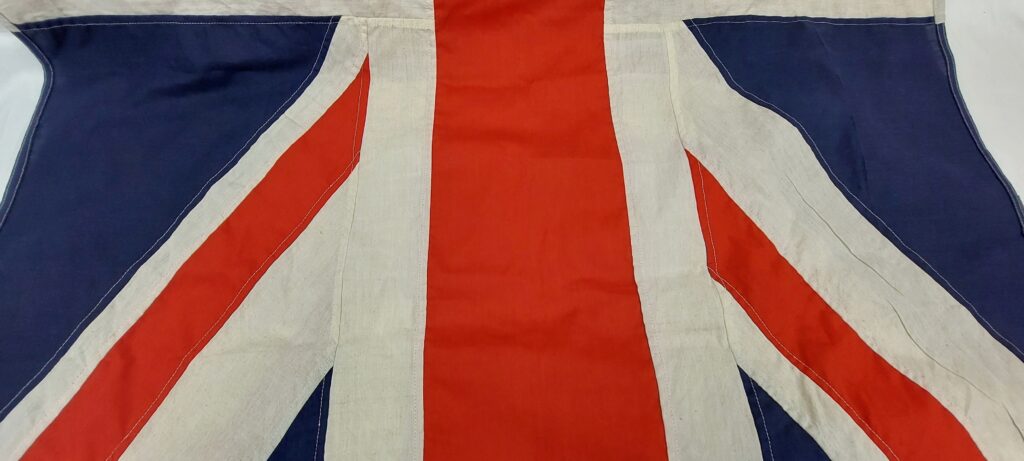 WW2 1943 Dated Military Hand Stitched Union Jack - Sally Antiques