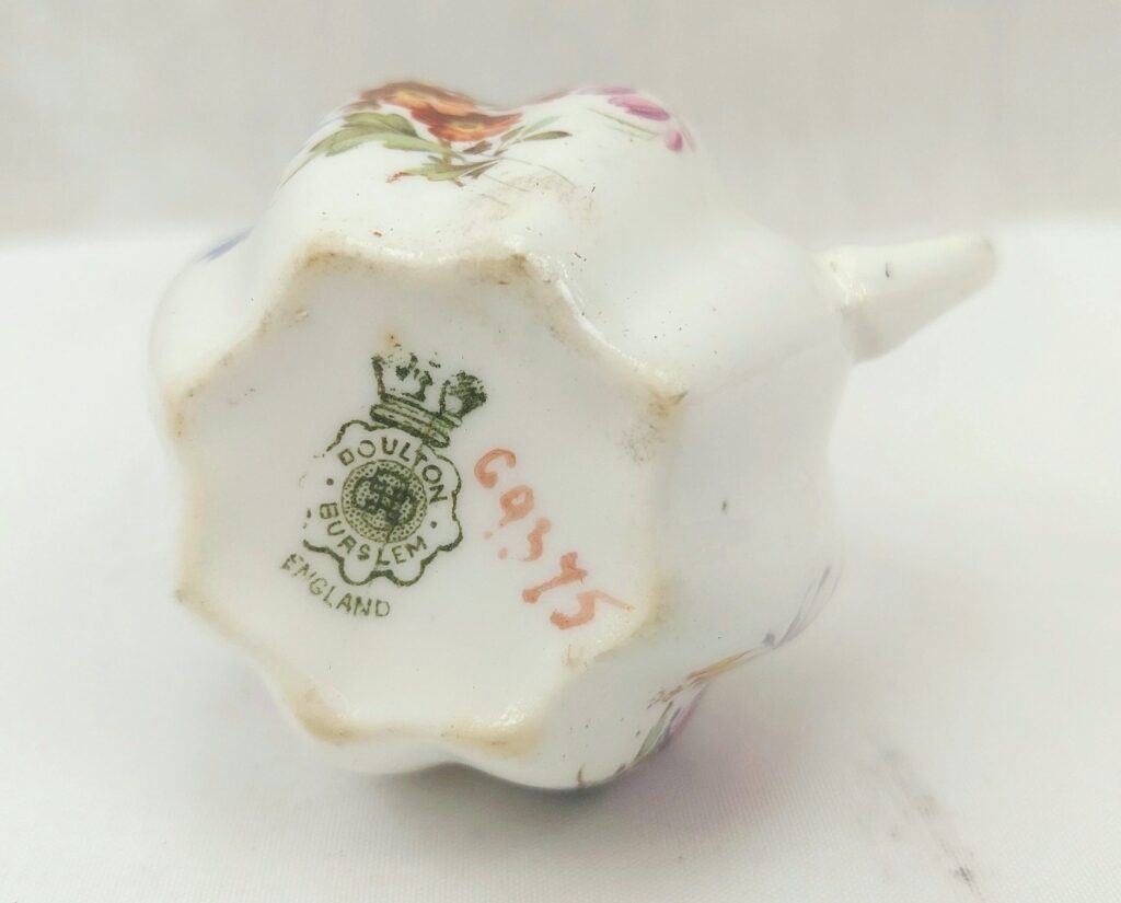 c1880 Doulton Burslem Miniature Jug - Sally Antiques