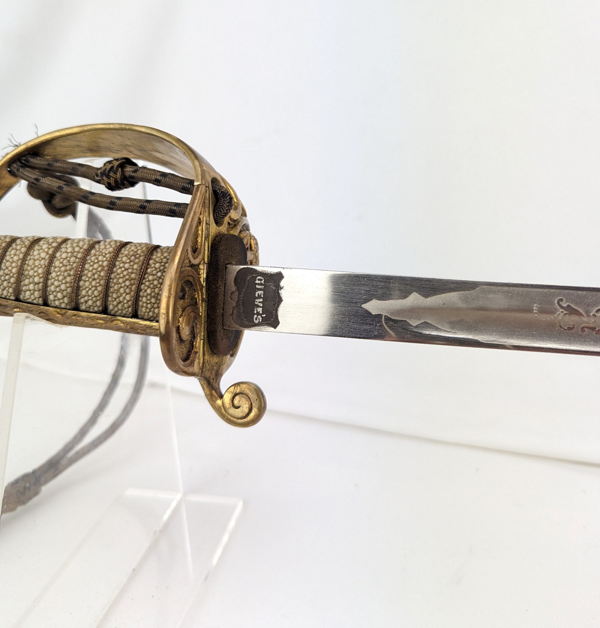 1846 Pattern Royal Naval Officer's Sword by Gieve's for J.M.K - Sally ...