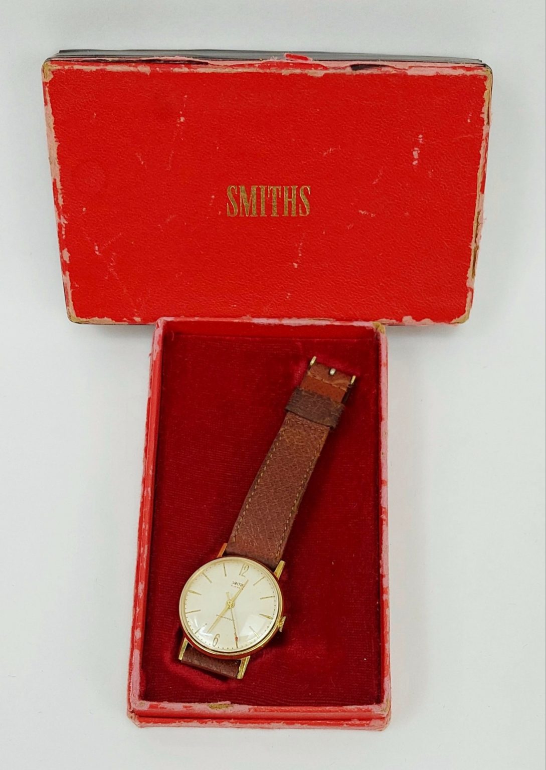 1960s Smiths Gold Plated 21 Jewel Manual Wind Gents Watch In Original ...