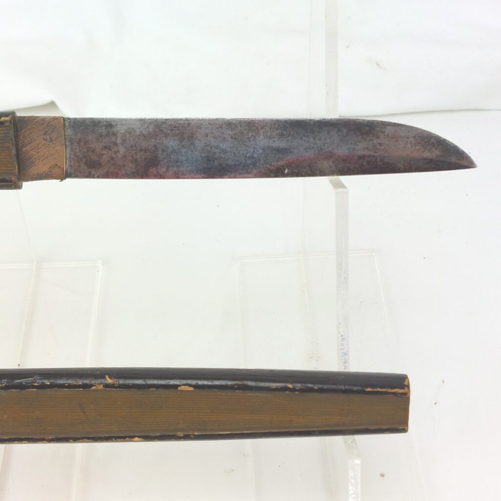 19th Century Japanese Meiji Tanto - Folded Fan Scabbard Dagger - Sally ...