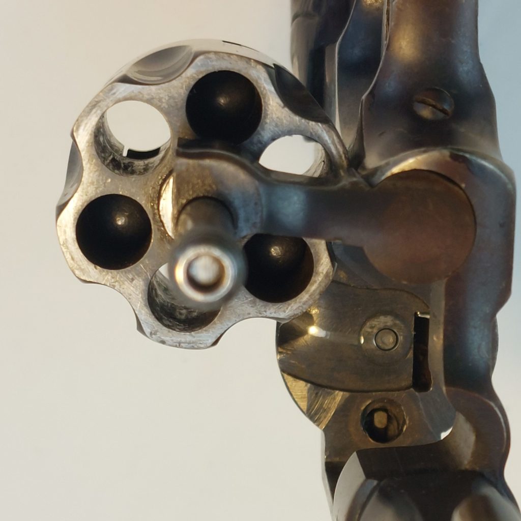 Excellent condition. Smith & Wesson CTG. 38Cal, 5" Barrel. WW2 Lend ...
