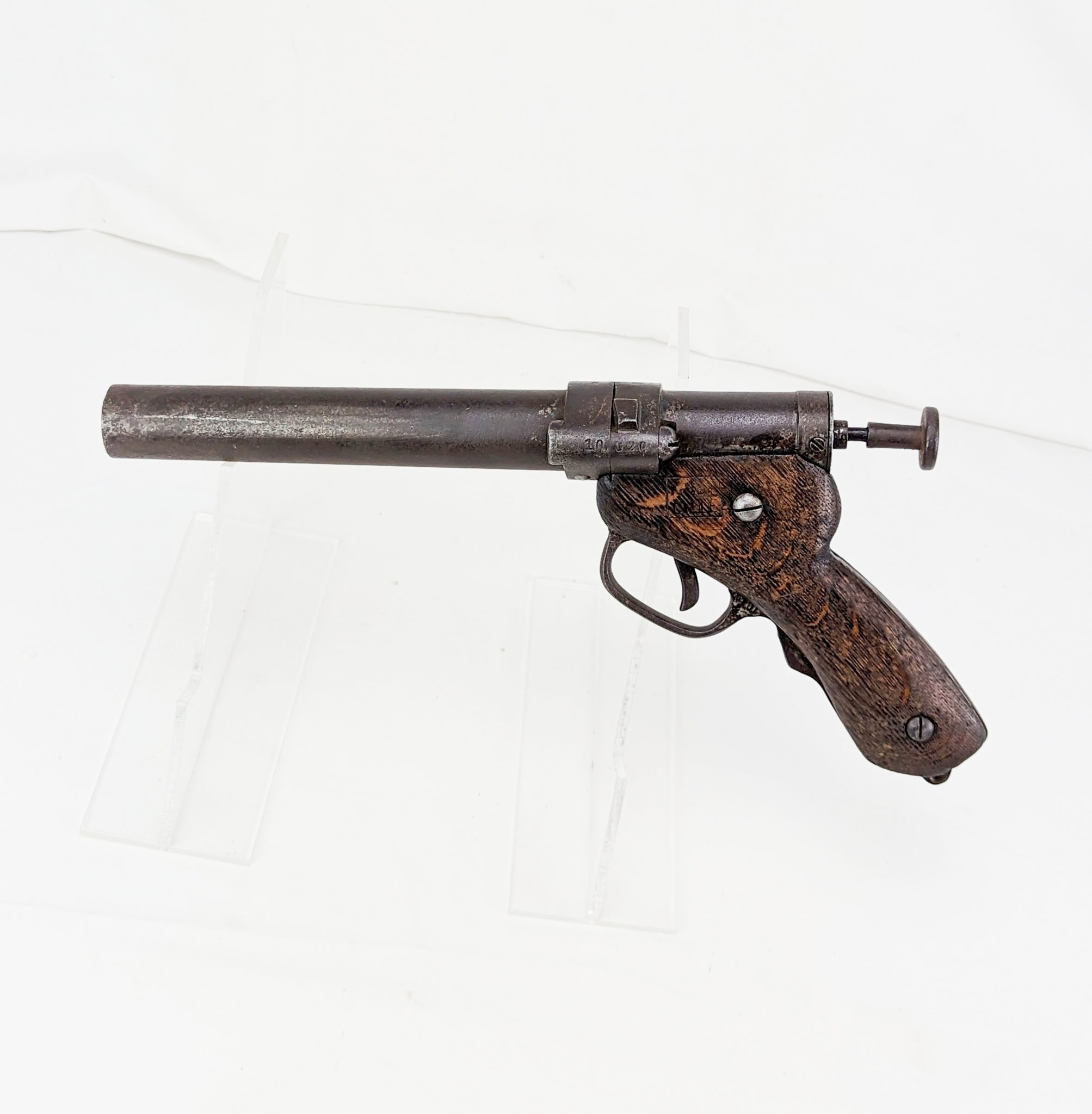 Original WW1 Kdtur Lille German Flare Pistol - Deactivated - Sally Antiques