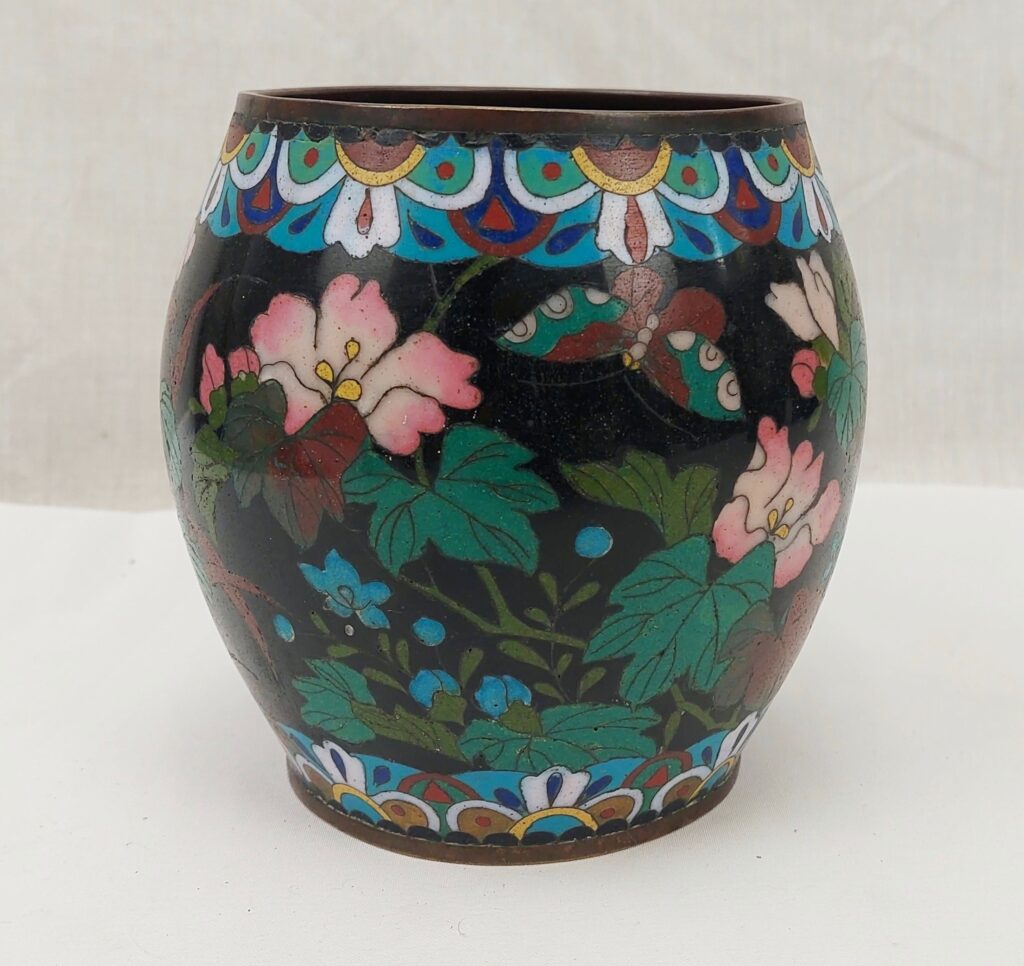 Chinese Cloisonne Pot - Sally Antiques