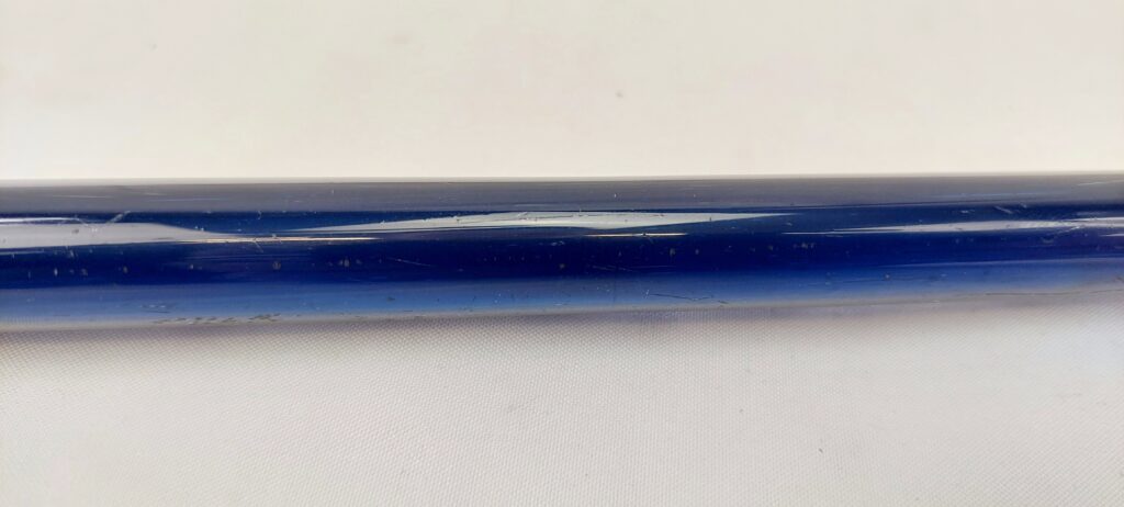 Victorian Cobalt Blue Walking Cane - Sally Antiques