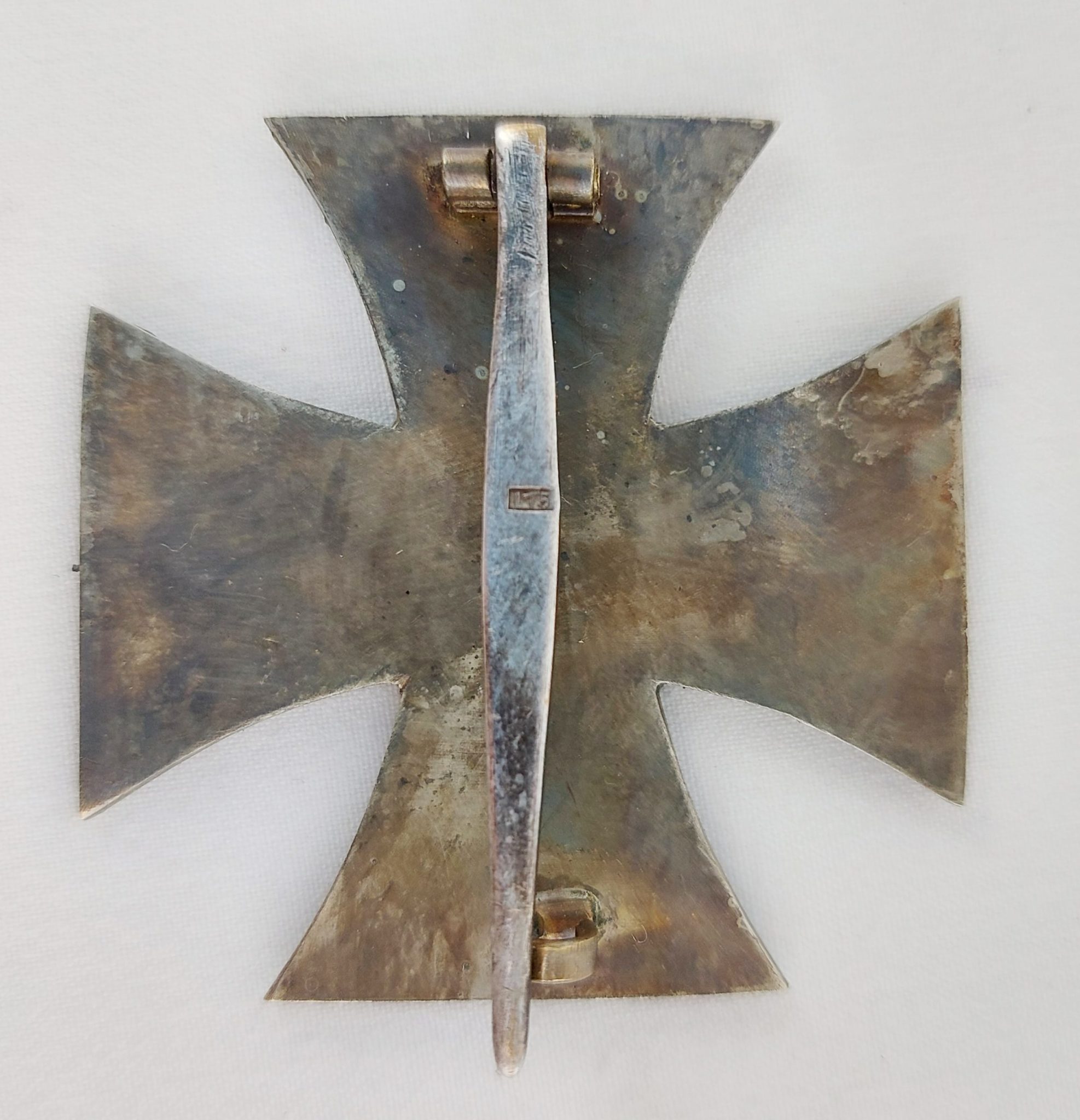 WW2 Iron Cross, 1939, 1st Class Maker Marked L15 (Otto Schickle ...