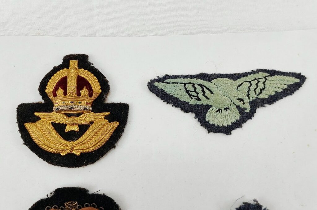 Assortment of WW2 Era British RAF Badges and Insignia - Sally Antiques