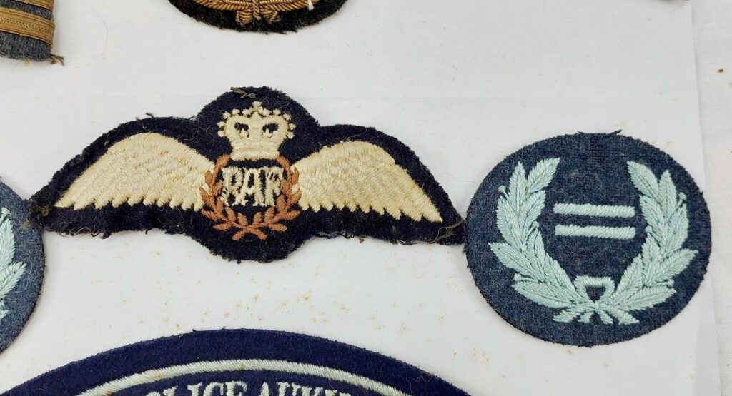 Assortment of WW2 Era British RAF Badges and Insignia - Sally Antiques