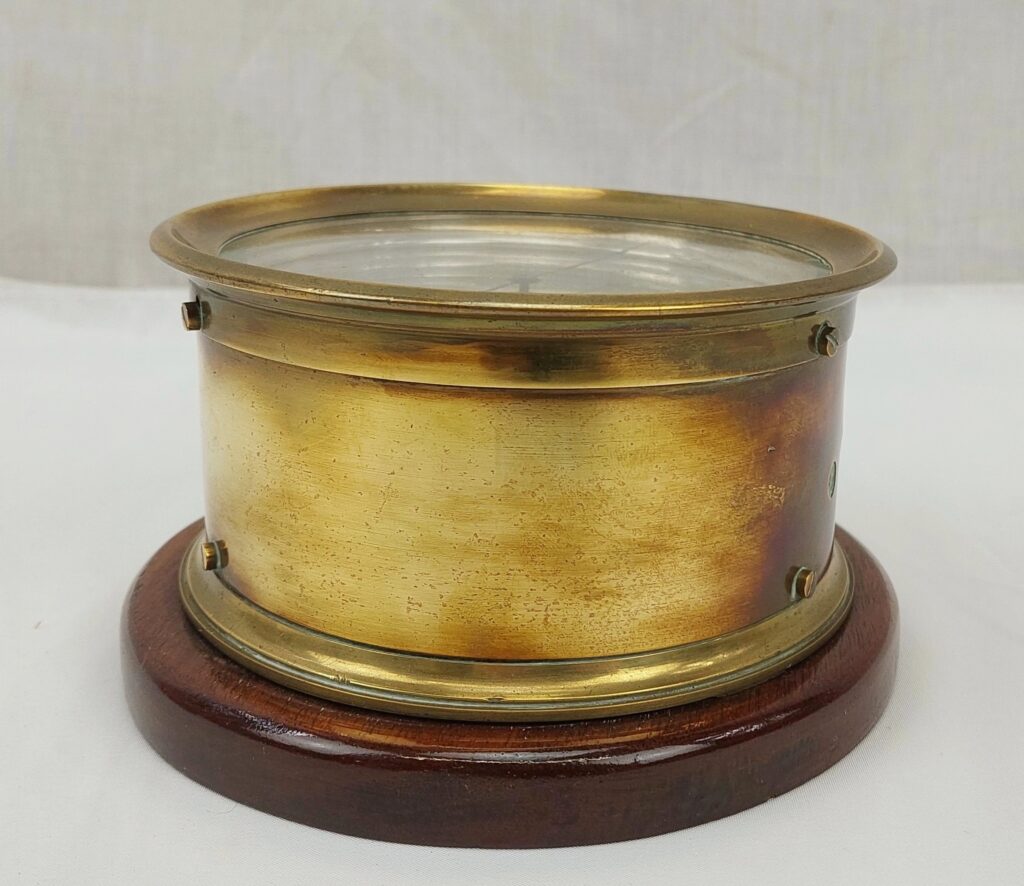 Circa 1880 Ships Brass Barometer By J Hicks Of London - Sally Antiques