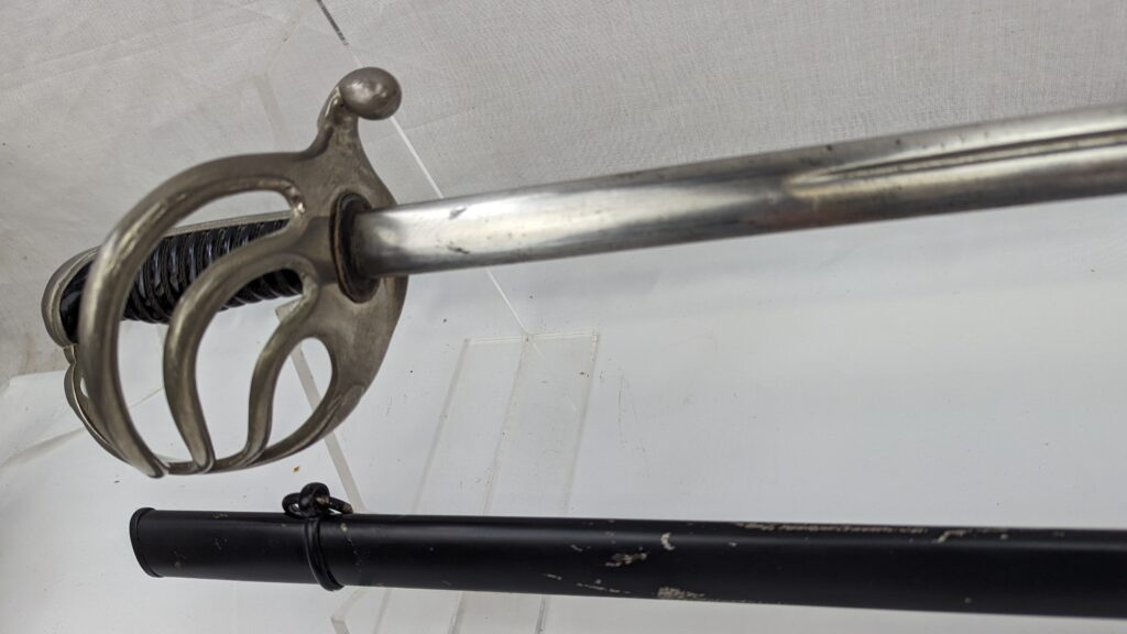 French Pattern 1882 Infantry Sword And Scabbard #2 - Sally Antiques