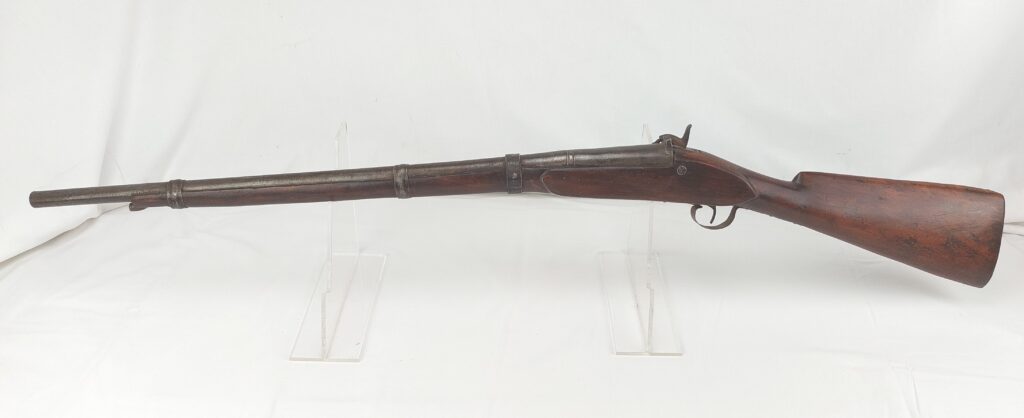 Indian Infantry Three Band Percussion Musket - Sally Antiques