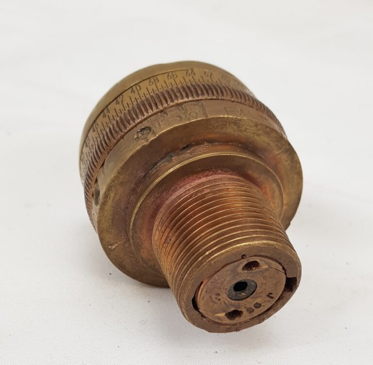 Inert WW1 Era British No 62 Mk II Artillery Fuse - Sally Antiques