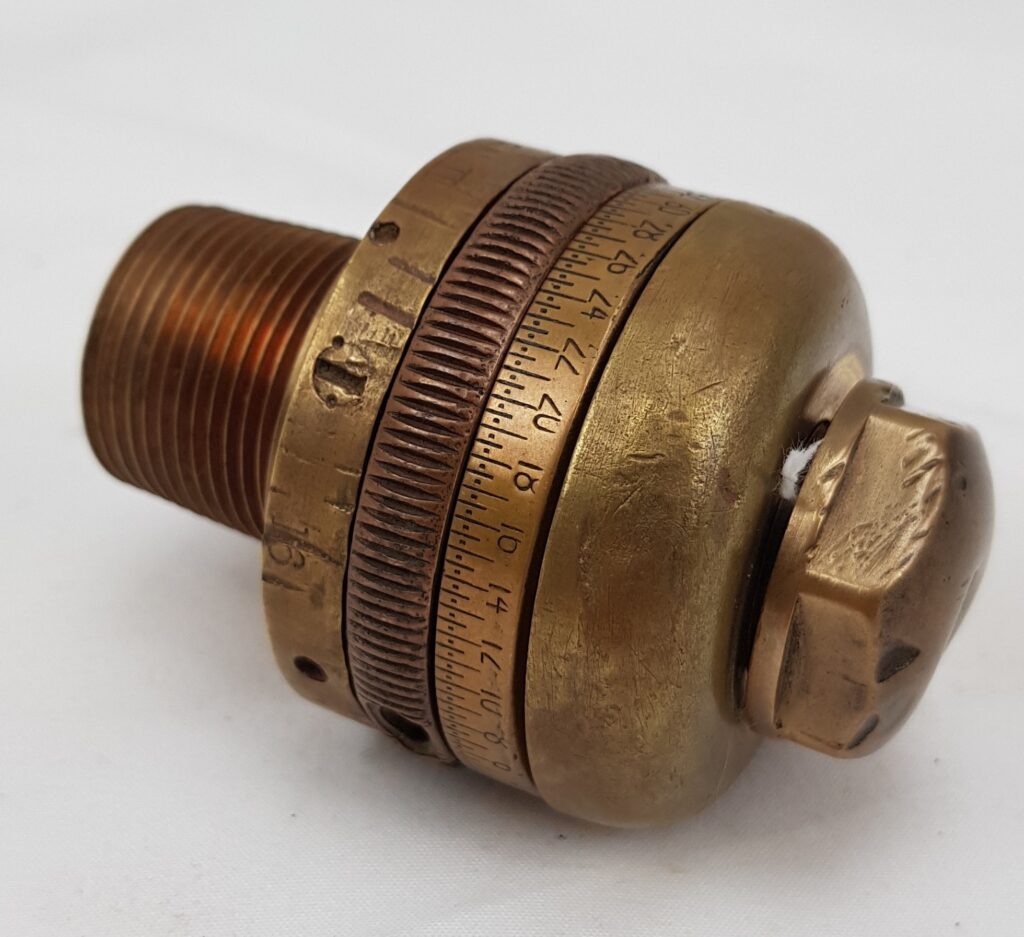Inert WW1 Era British No 62 Mk II Artillery Fuse - Sally Antiques
