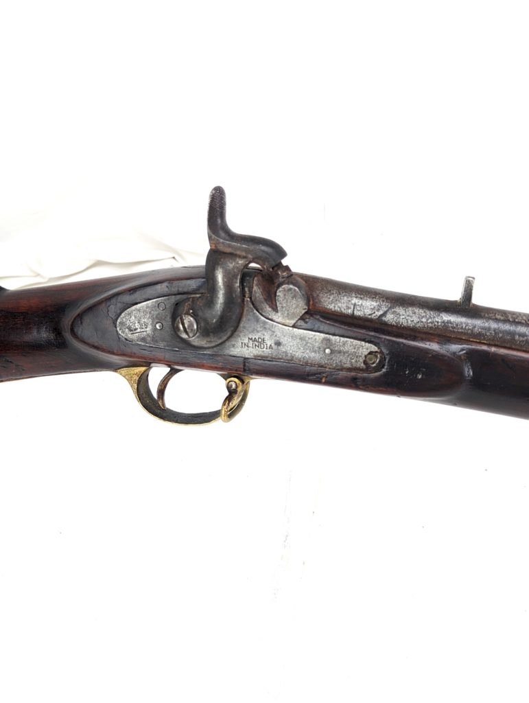 Excellent Indian 3-Band Percussion Musket - Sally Antiques