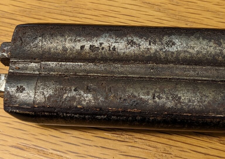 Victorian Double Damascus Barrel Percussion Shotgun - Sally Antiques