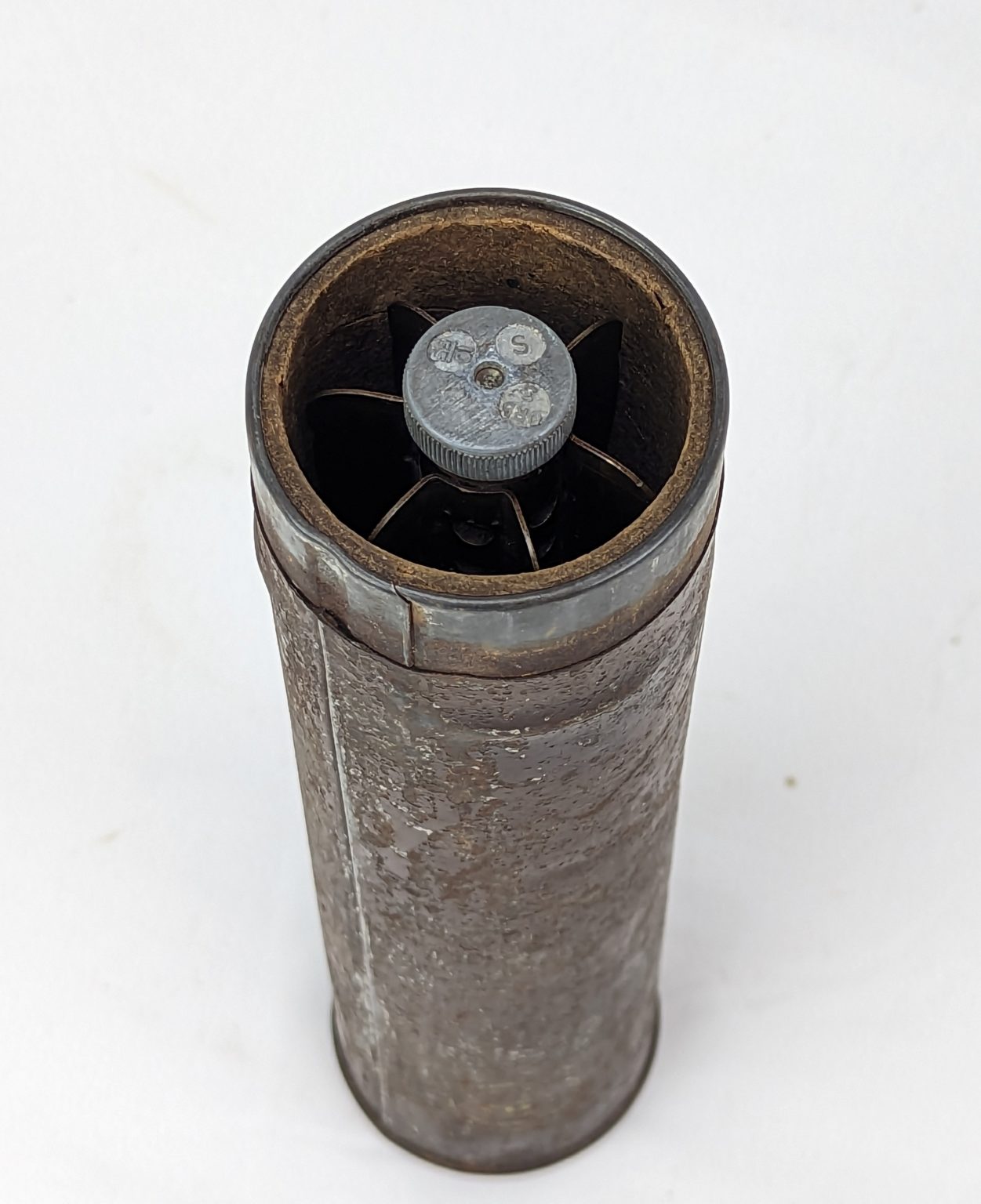 Post-War Parachute Illumination Mortar Inert Mk 2/1 Shell in Case ...