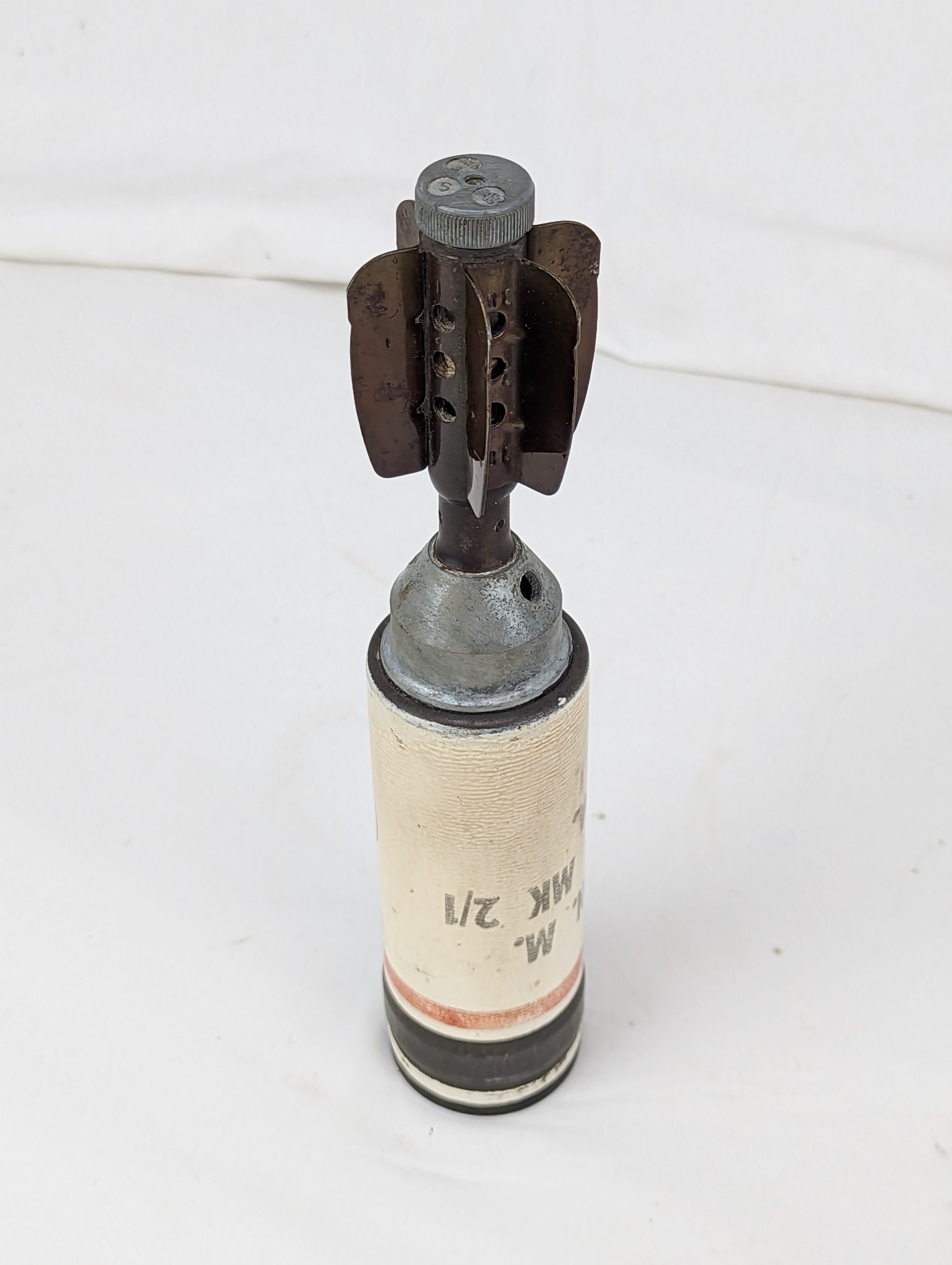 Post-War Parachute Illumination Mortar Inert Mk 2/1 Shell in Case ...