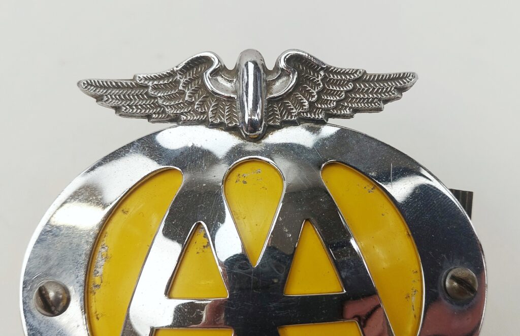 Vintage AA Car Badge - Sally Antiques