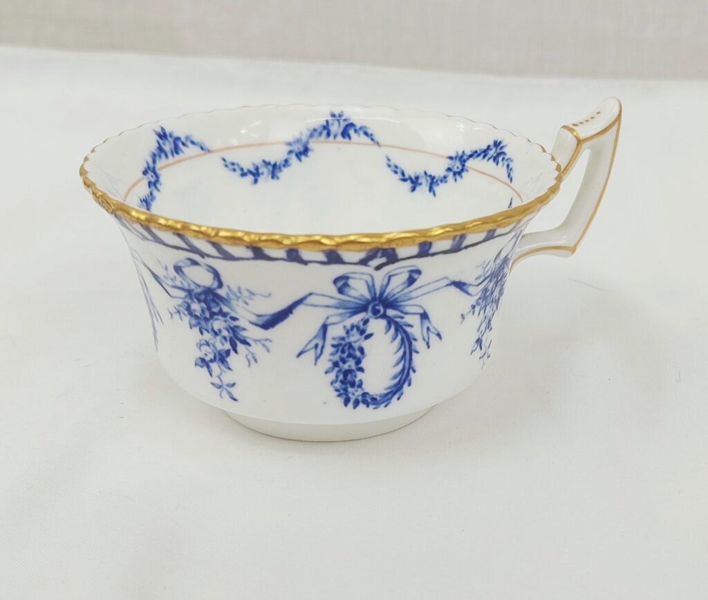 c1910 Coalport Queensbury Pattern Trio - Sally Antiques