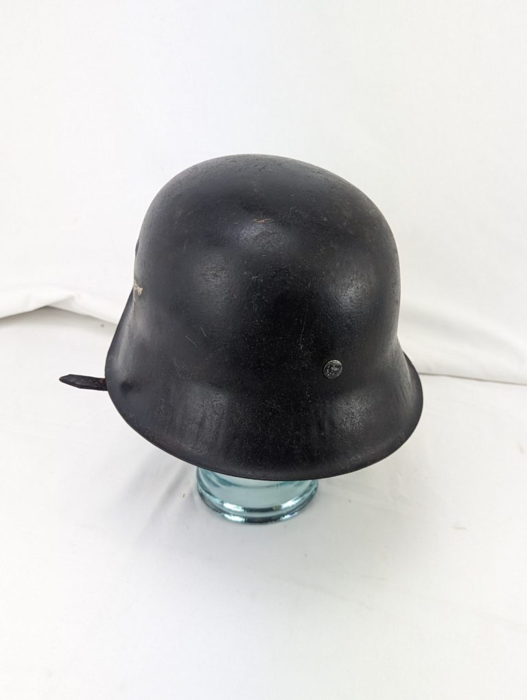 Original WW2 Luftwaffe M42 Single Decal Helmet - Sally Antiques