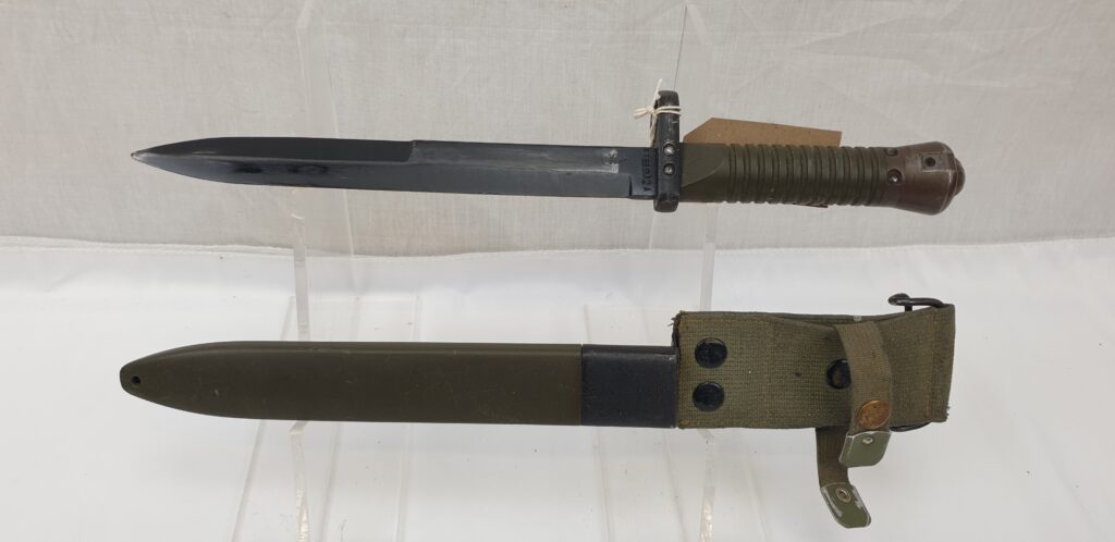 Spanish Cetme Model L Bayonet and Scabbard - Sally Antiques