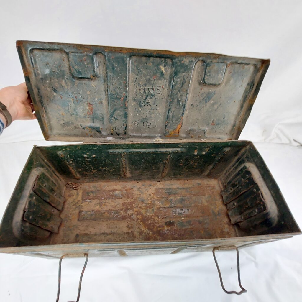 WW2, 1942, B167 Ammunition Box - Sally Antiques