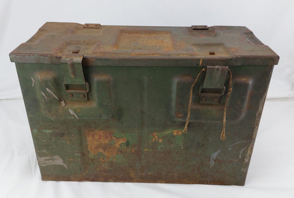 WW2 1943 B166 Ammunition Box - Sally Antiques
