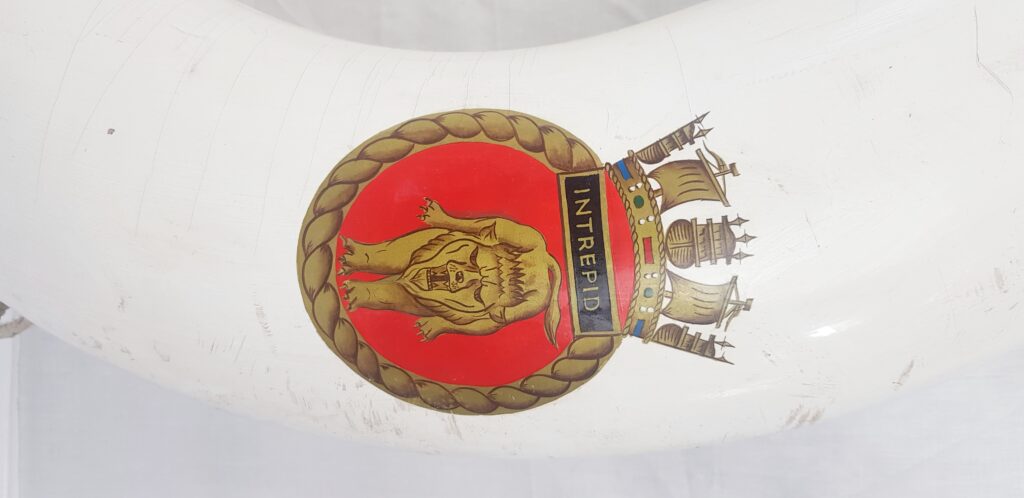 Falklands War HMS Intrepid L11 Life Ring - Sally Antiques