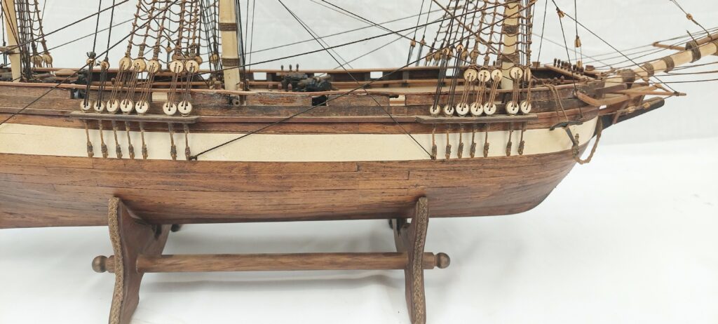 Scratch Built Model of 1776 Ship Sloop HMS Vulture - Sally Antiques