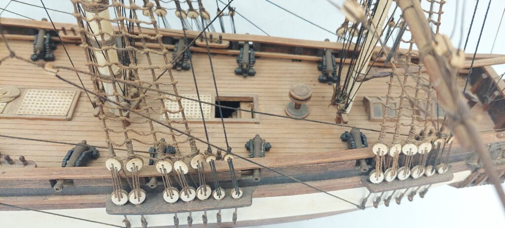 Scratch Built Model of 1776 Ship Sloop HMS Vulture - Sally Antiques