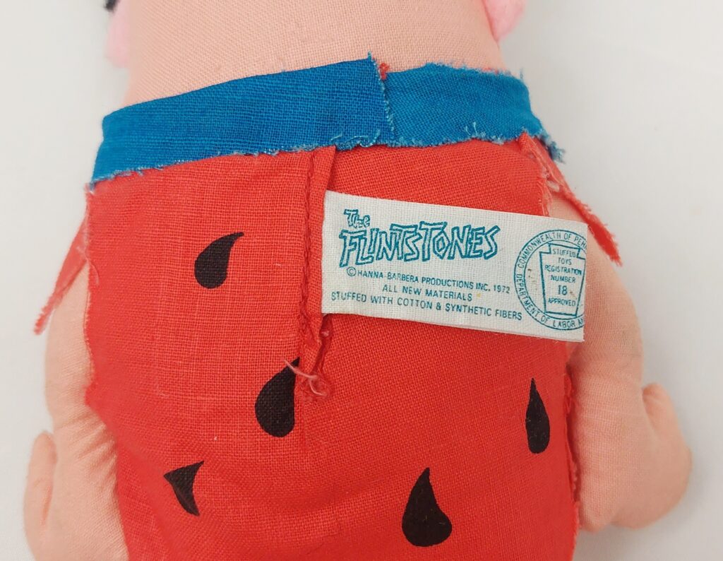 1972 Knickerbocker Flintstones Fred Doll - Sally Antiques