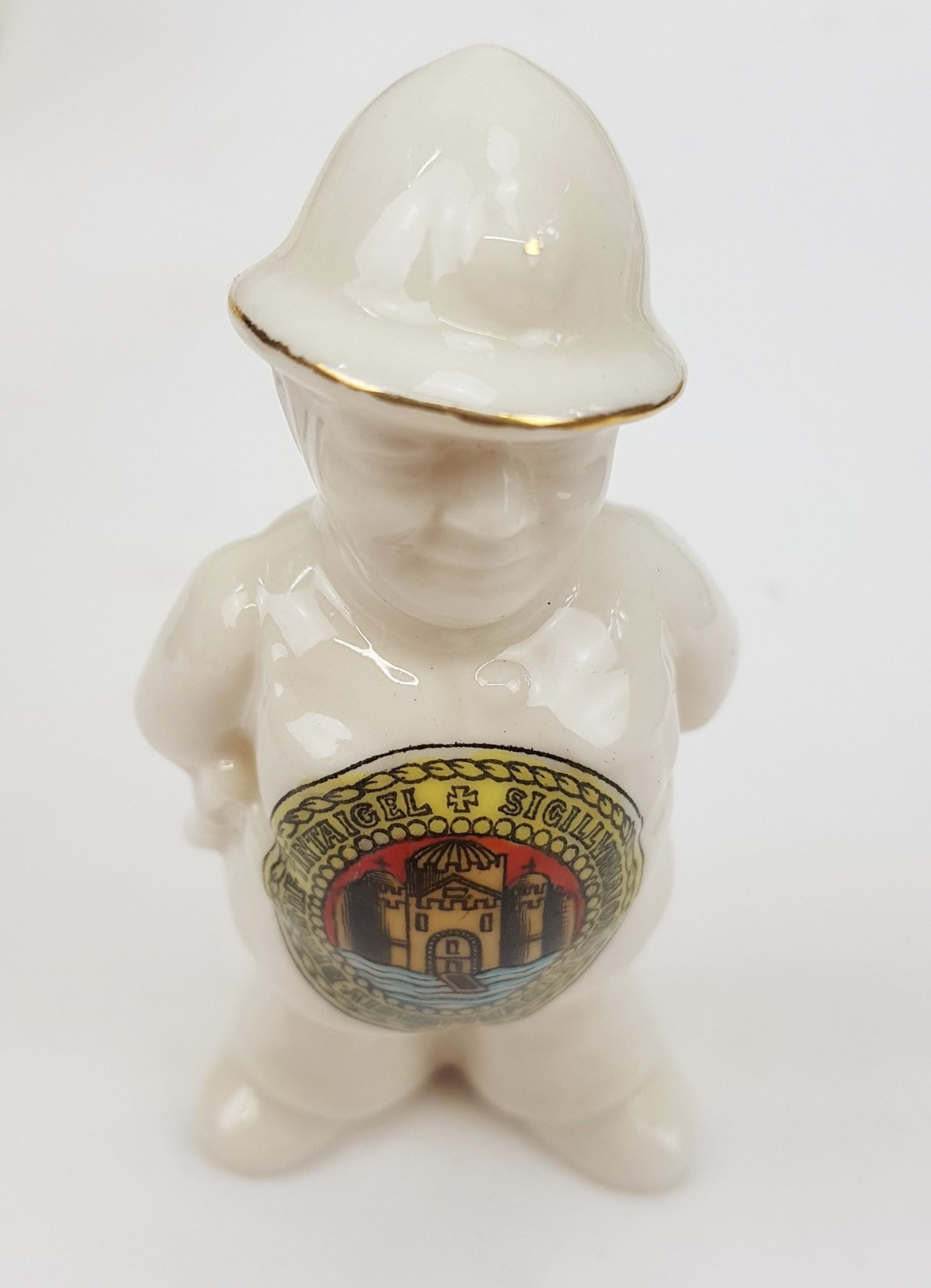 One And All Tintagel Crested Ware China Policeman - Sally Antiques