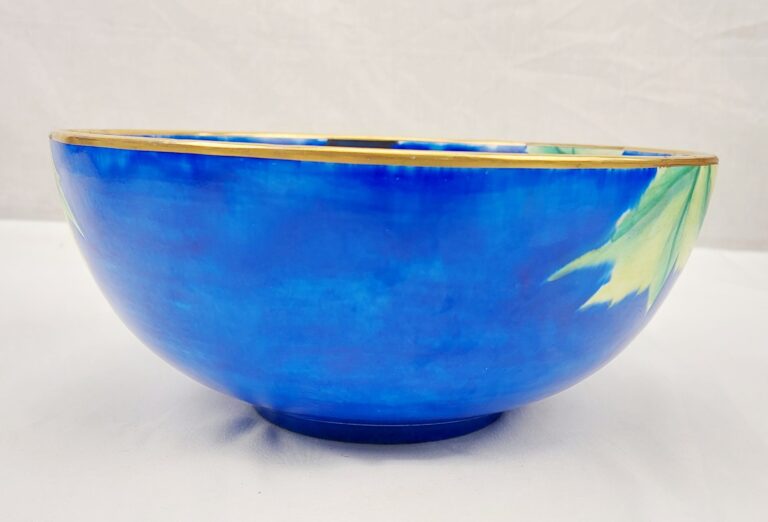 1928 Carlton Ware New Delphinium Pattern Bowl - Sally Antiques