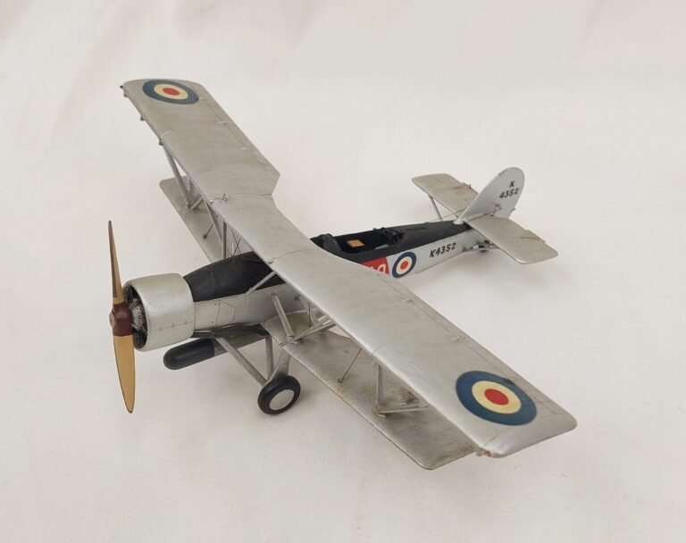 1930’s Model Of WW1 British BE2 Fighter Aircraft - Sally Antiques