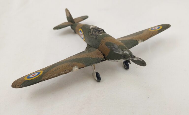 1940’s Model Hawker Hurricane Airplane - Sally Antiques