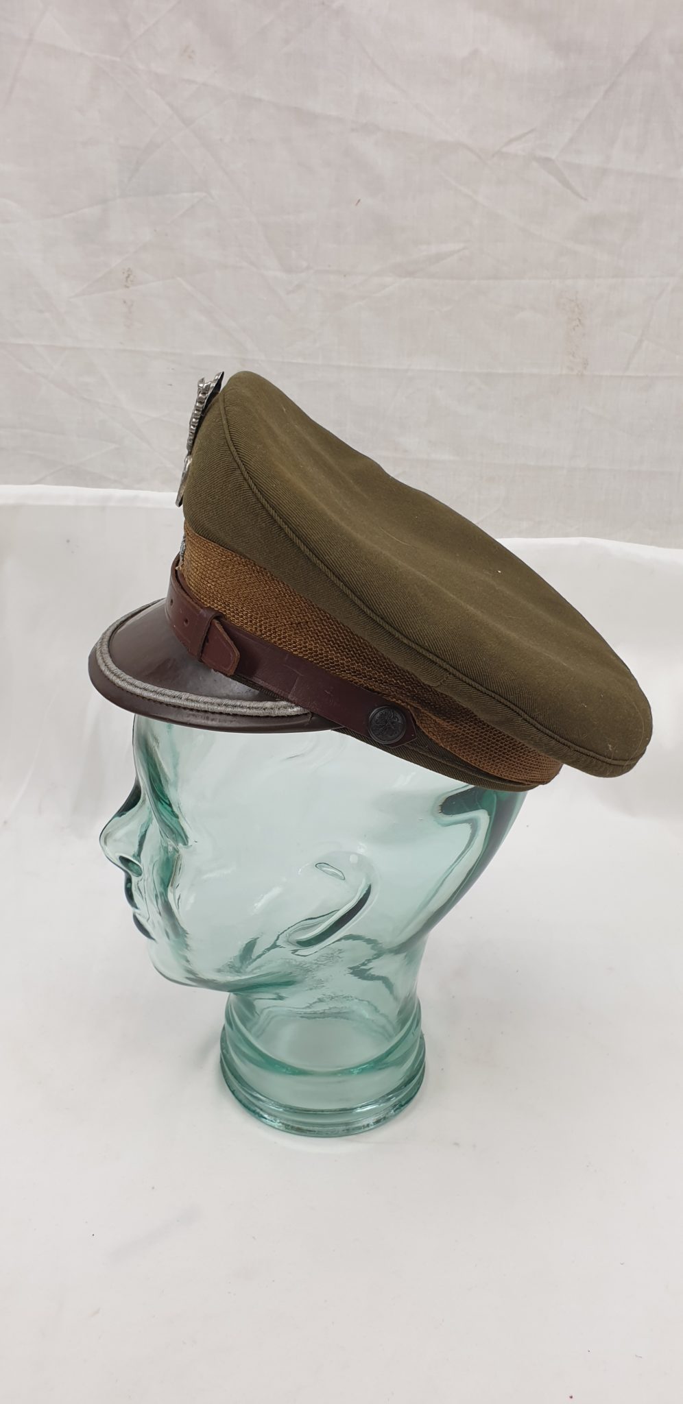 1970's Polish Army Captains Cap - Sally Antiques