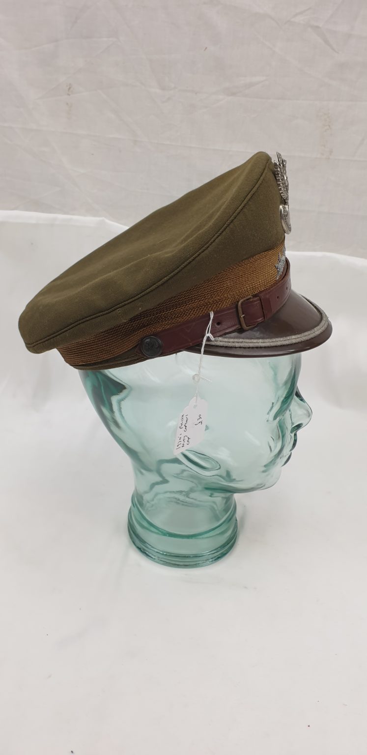 1970's Polish Army Captains Cap - Sally Antiques