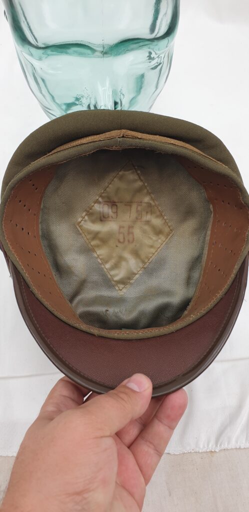 1970's Polish Army Captains Cap - Sally Antiques