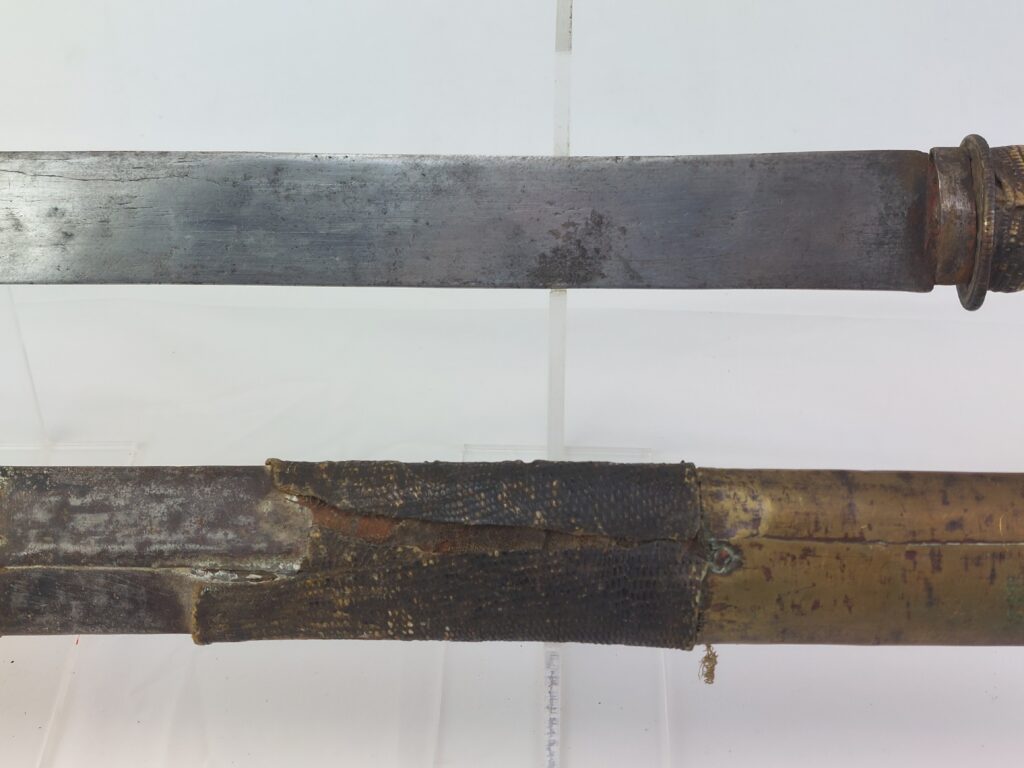 Bhutanese Patag 'Ben Thaam' Long Sword with Original Scabbard - Sally ...
