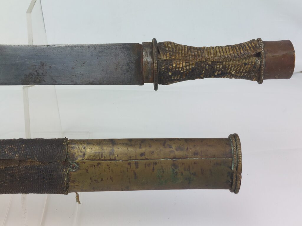 Bhutanese Patag 'Ben Thaam' Long Sword with Original Scabbard - Sally ...