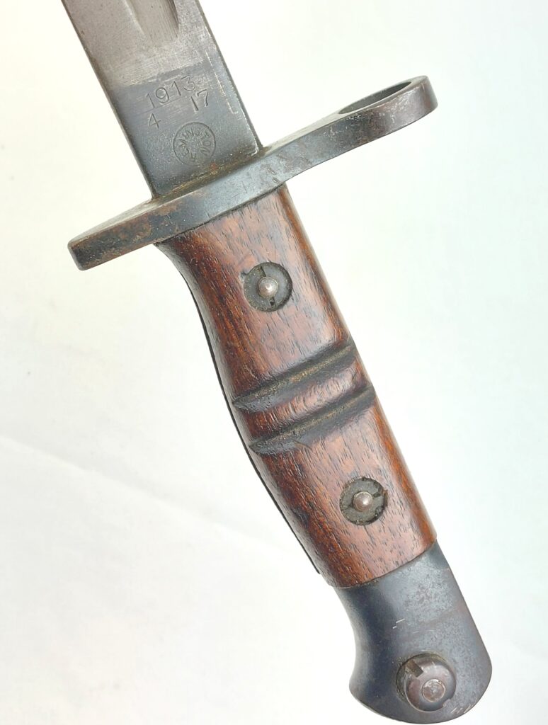 British, WW1, 1913 Pattern Sword Bayonet, by Remington, dated 1917 ...
