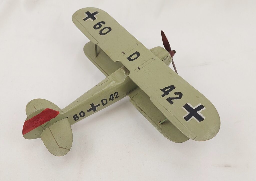 Heinkel HE 51A-1 German Fighter Biplane - Sally Antiques