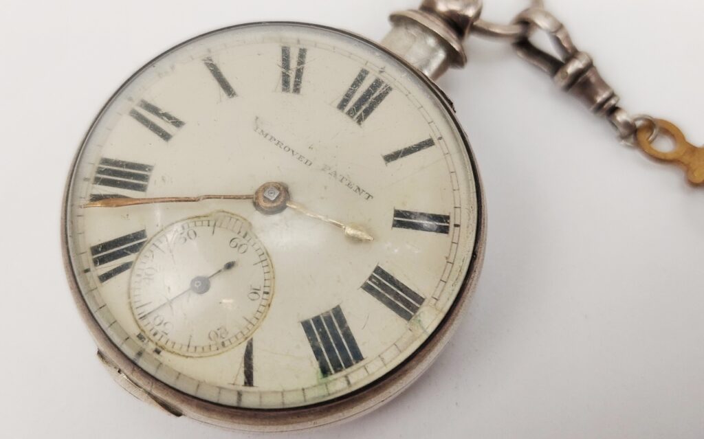 Sterling Silver Pair-Cased Pocket Watch – Birmingham, 1875 - Sally Antiques
