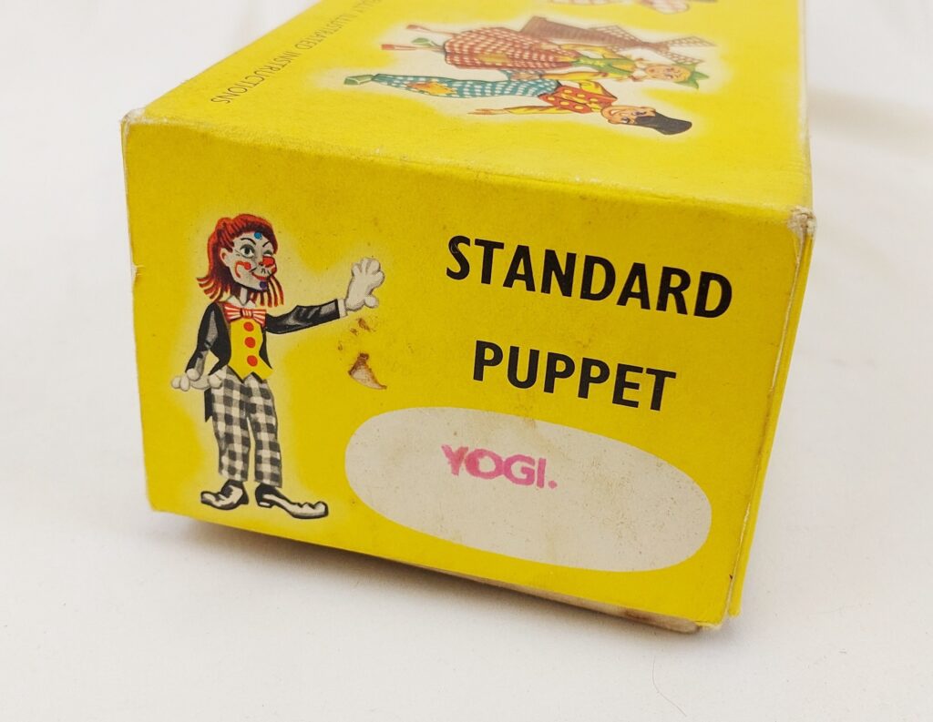 Pelham Puppets Yogi Bear In Box - Sally Antiques