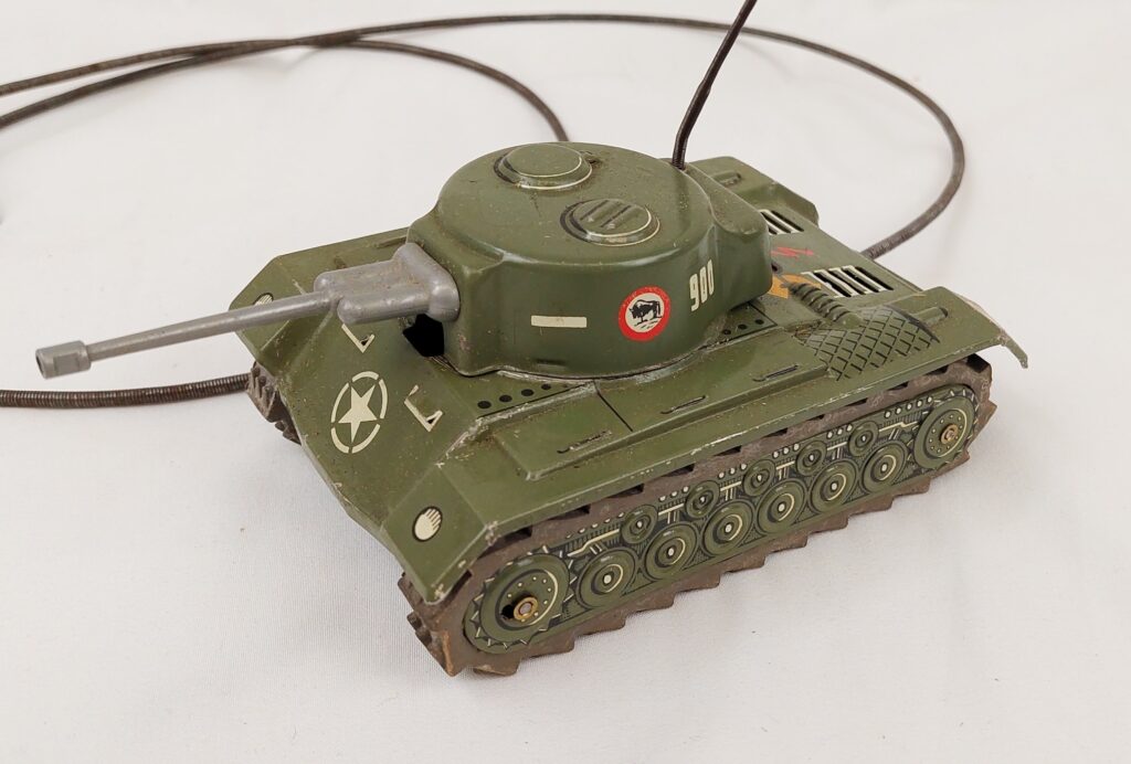 1950’s Boxed Arnold Tin Plate Toy Tank - Sally Antiques