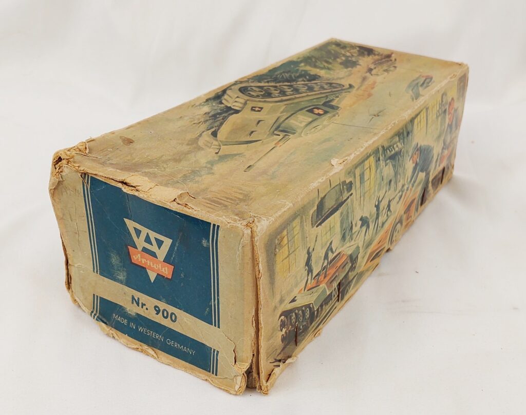 1950’s Boxed Arnold Tin Plate Toy Tank - Sally Antiques