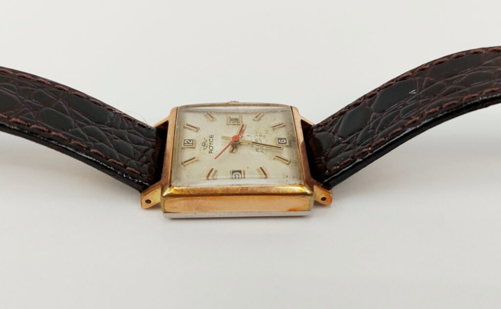 Vintage Gold Plated Royce 77-149 Automatic Wristwatch - Sally Antiques