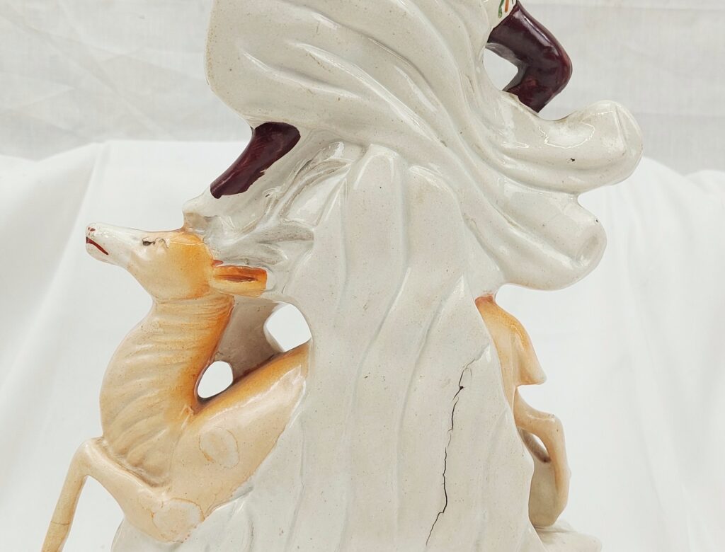 c1840 Staffordshire Figure of a Greco-Roman Hunter With Stag - Sally ...