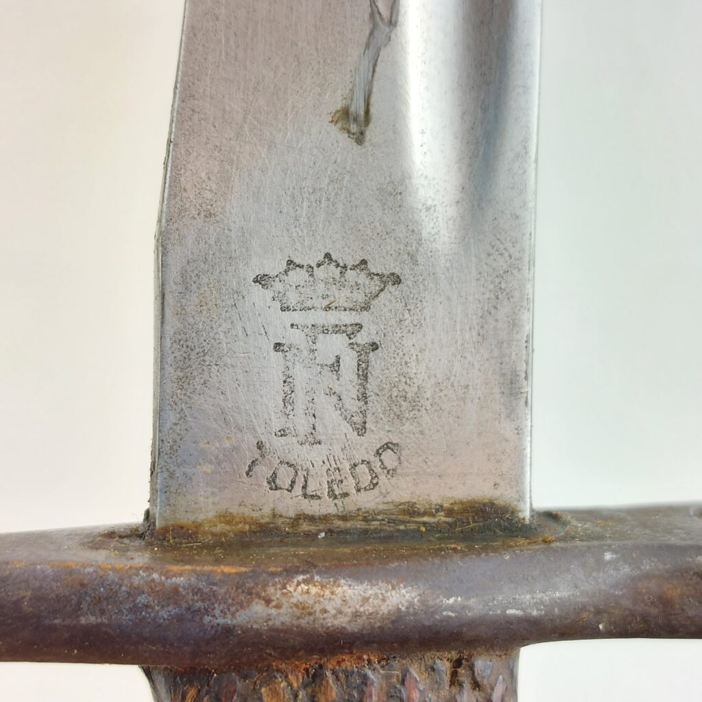 Spanish M1941 Navy Bolo Bayonet with Ricchieri adapter for M1943 Mauser ...